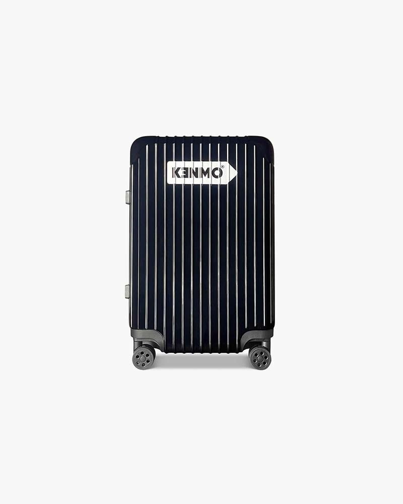 Black Hardcase Luggage | 24 inch & Glossy | Arrow Logo - Kenmo®